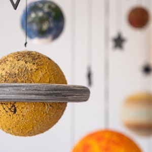 Exclusive, Hand Made, Solar System Hanging Model With Stars, Sun and ...