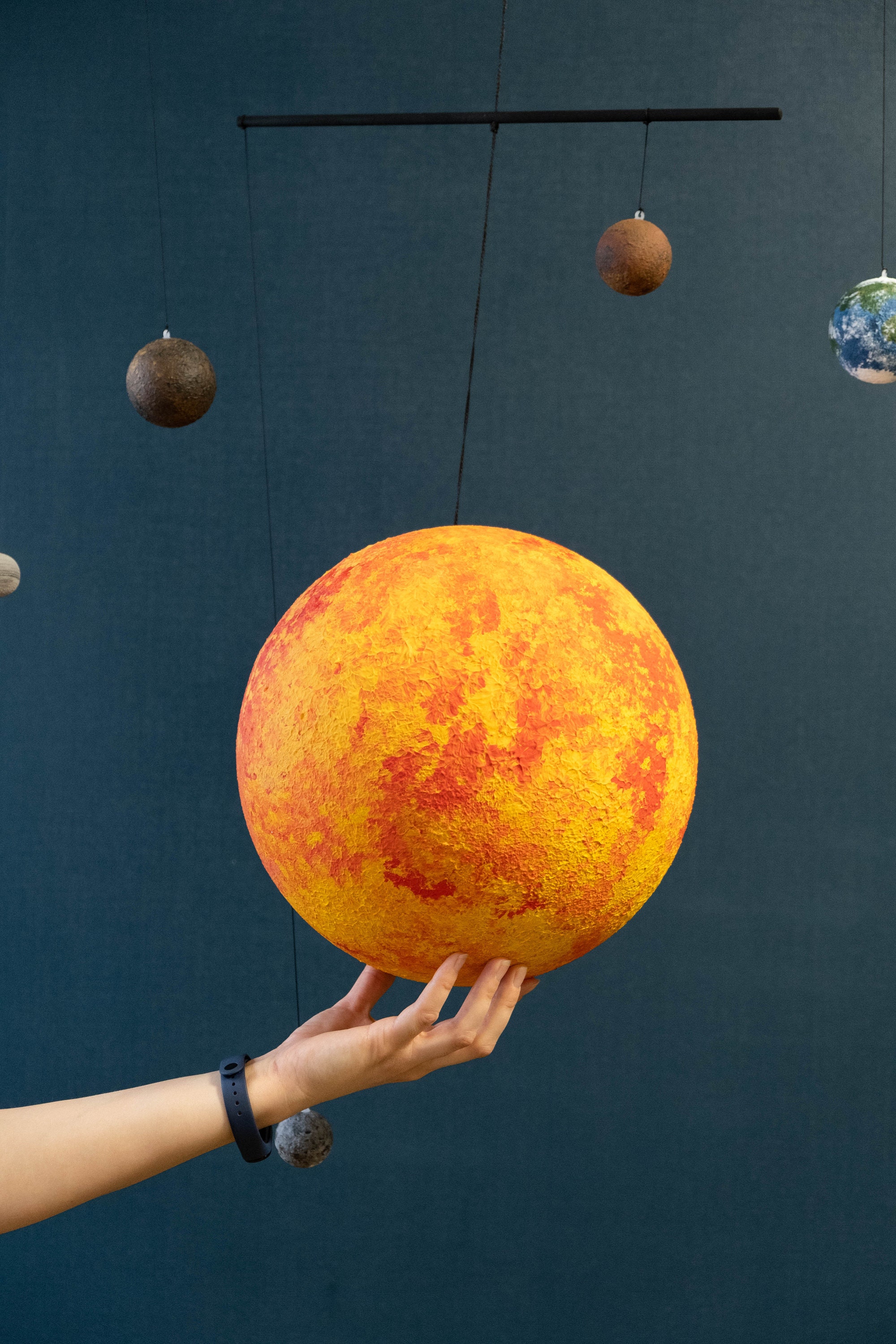 Exclusive Larger Solar System Planet Mobile, Hanging Sun and Planets ...