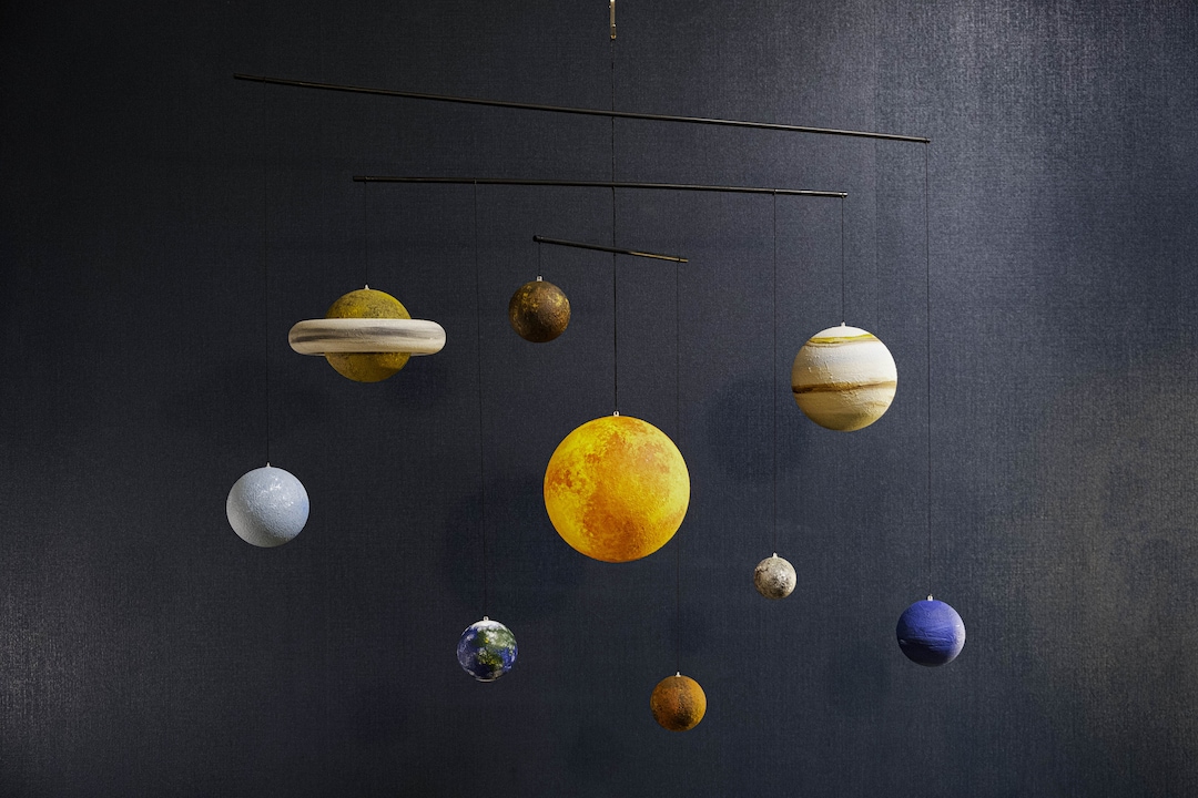 Exclusive Larger Solar System Planet Mobile, Hanging Sun and Planets ...