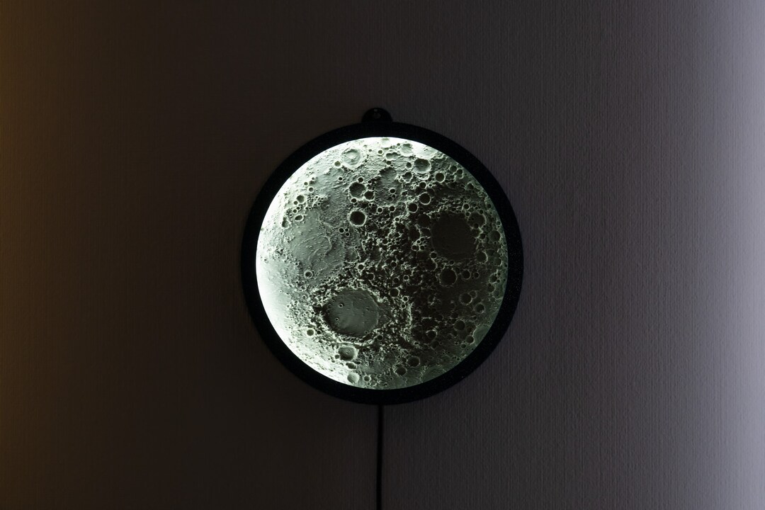 Moon Night Light | Textured Moon | Moon Wall Decor | Wall Accessory ...