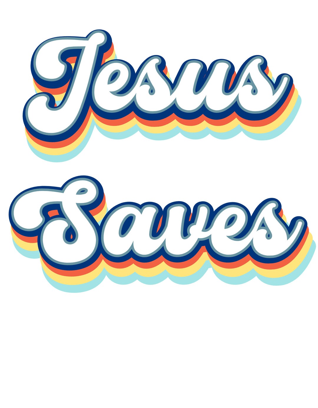 Jesus Saves Bumper Sticker - Etsy