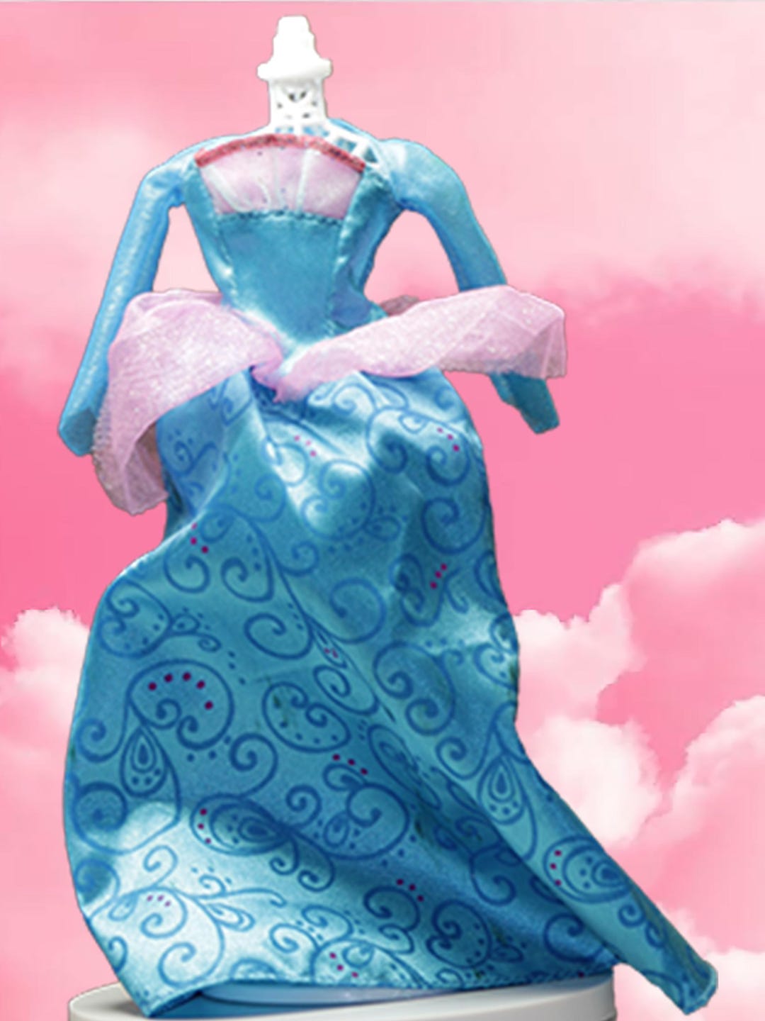 Barbie Island Princess Rosella Blue Dress – 2007 Mattel Gown Only ...