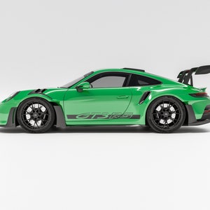 Porsche 911 (992) GT3 RS Poster Print Studio Side View, Python Green ...