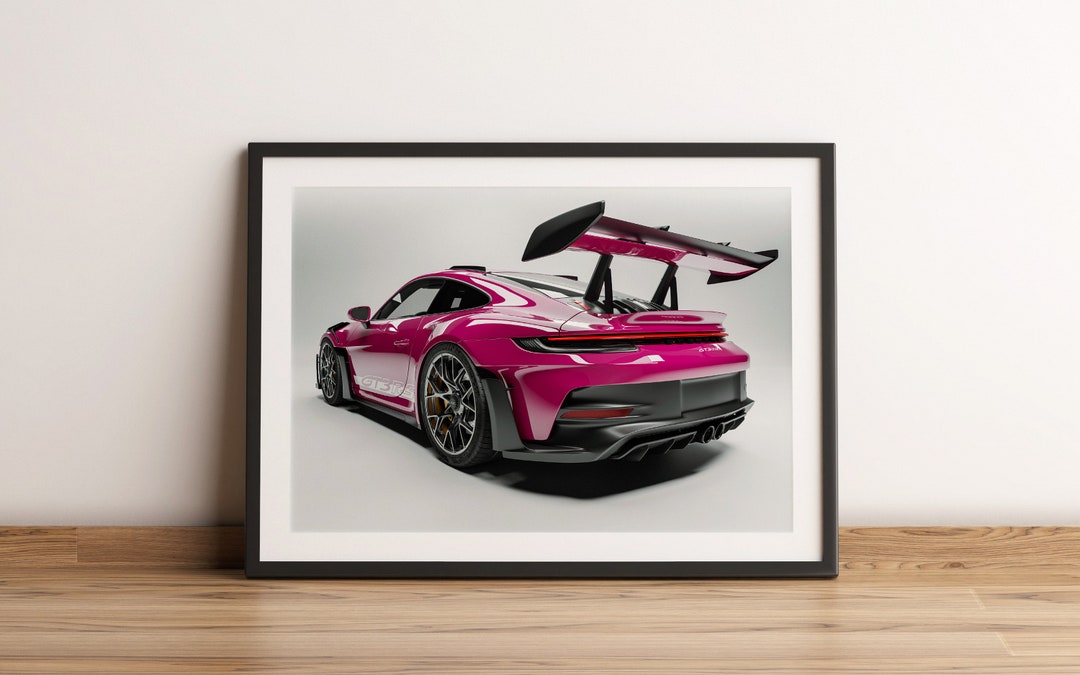 Porsche 911 992 GT3 RS Ruby Star Poster Print, Digital Image - Etsy