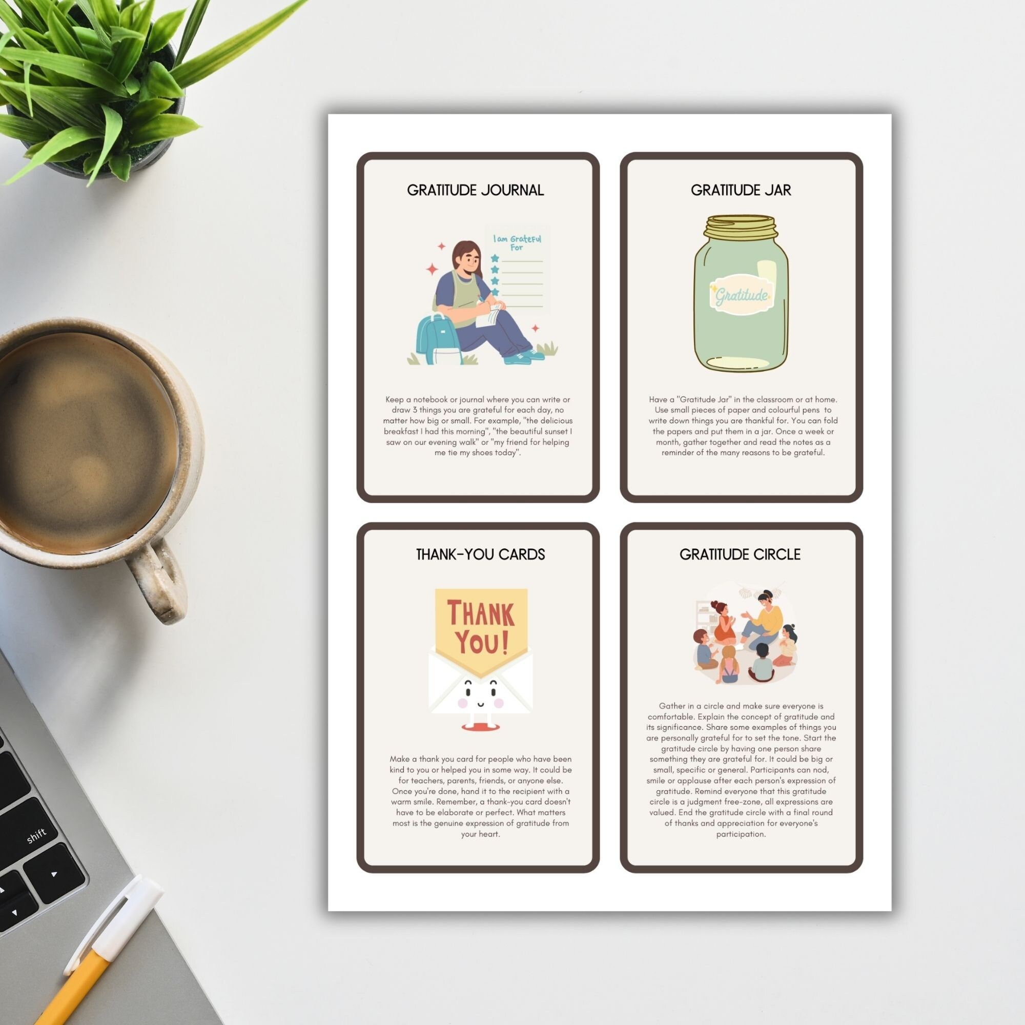 Mindfulness Flashcards for Children, Classroom Activities, Therapist ...