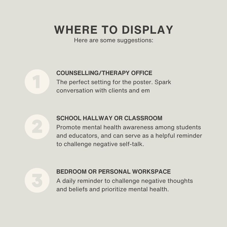 It's Ok to Ask for Help Poster, Mindfulness, Therapist Office ...