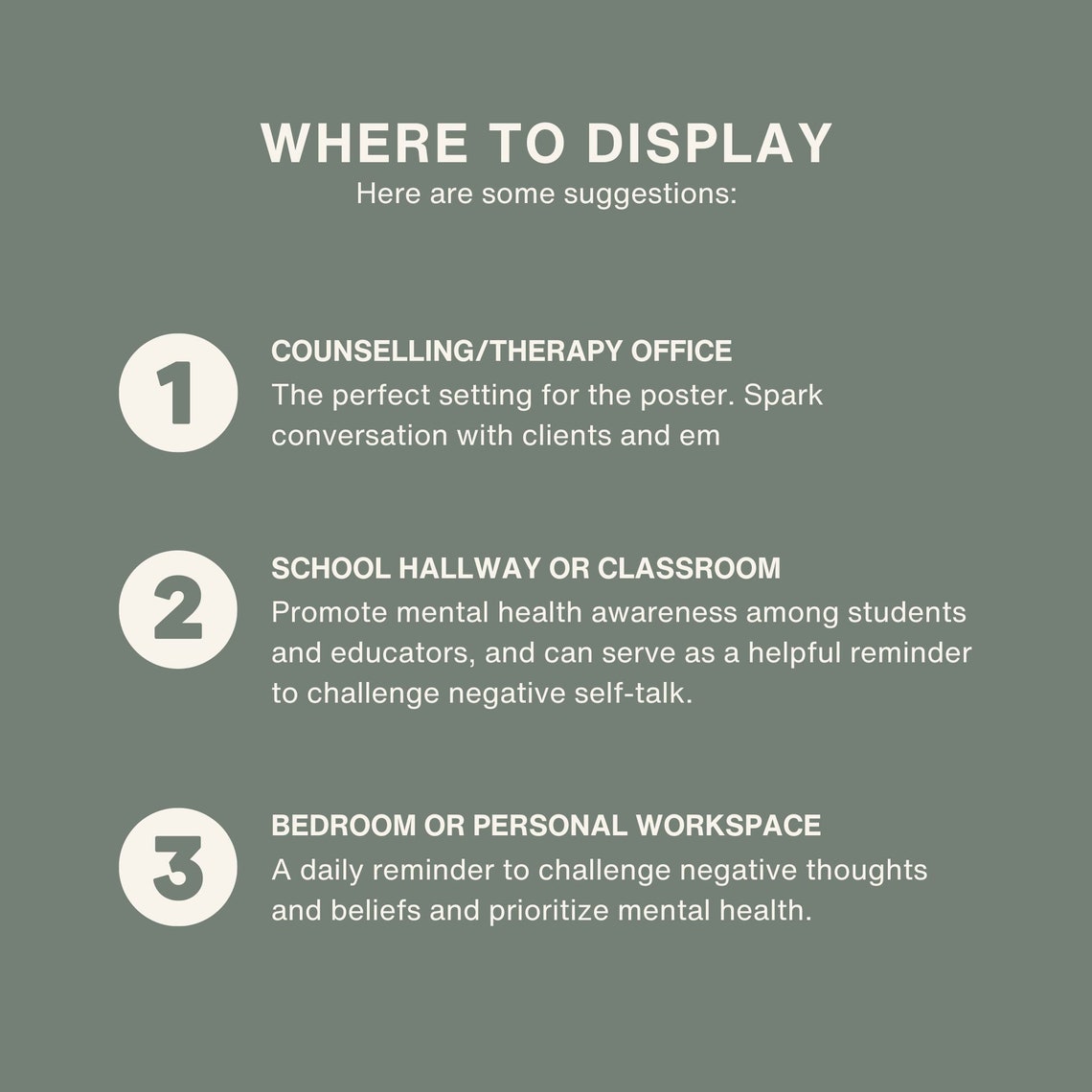 Challenge Negative Thoughts Poster, Cognitive Distortions, Counselling ...