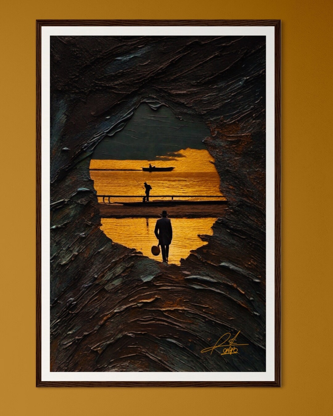 Behind the Rusty Wall OPAPO High Quality Matte Paper Wood - Etsy