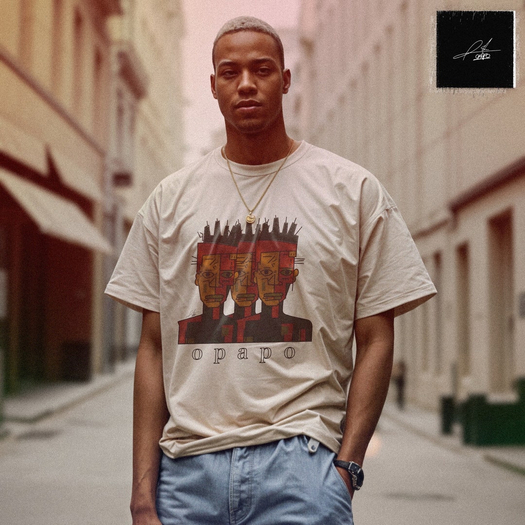 Abstract 'opapo' Art T-shirt Design, Unisex, Urban Style, Streetwear ...