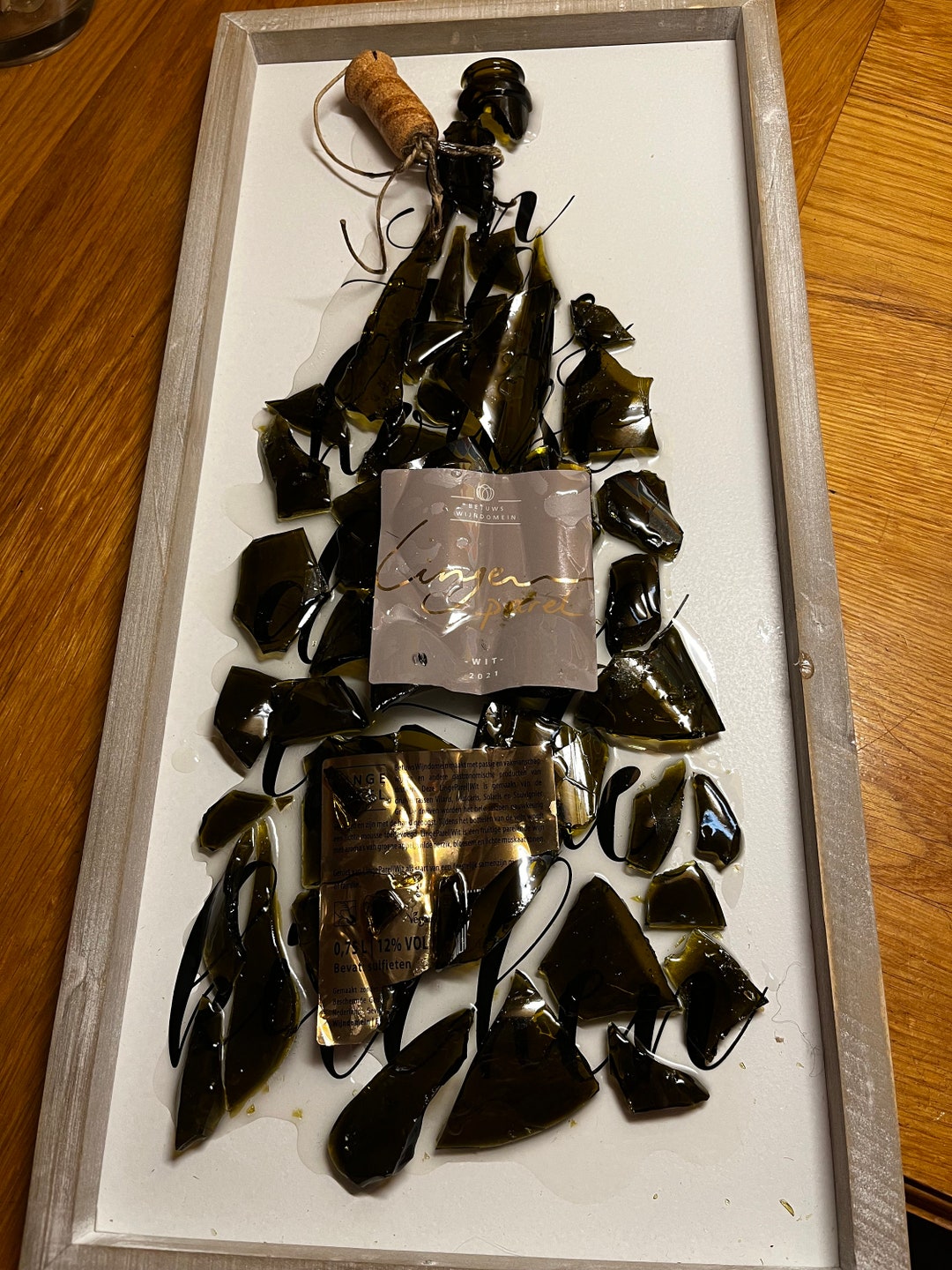 Recycled Smashed Wine Bottle - Etsy