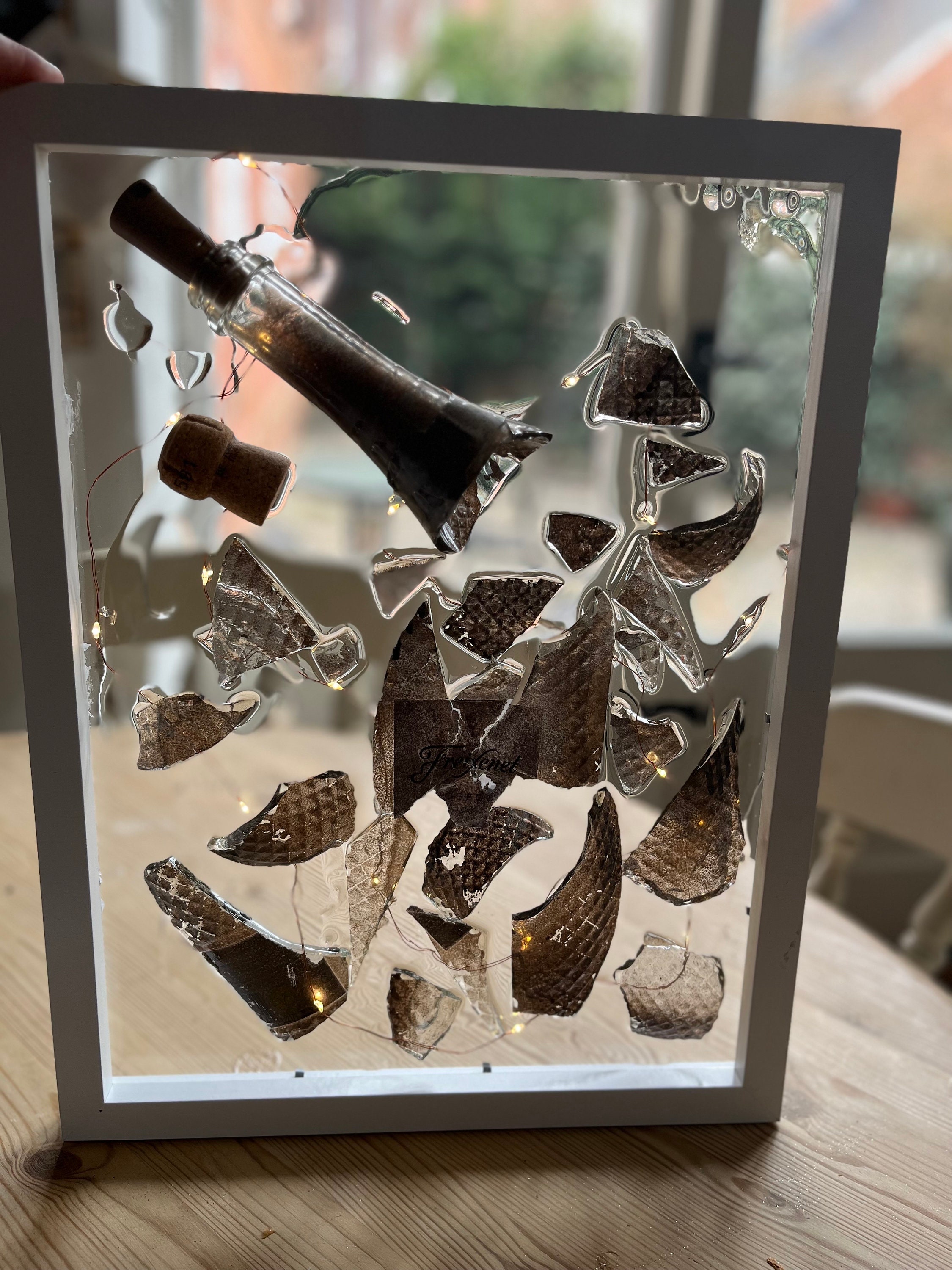 Broken Wine Glass Bottle
