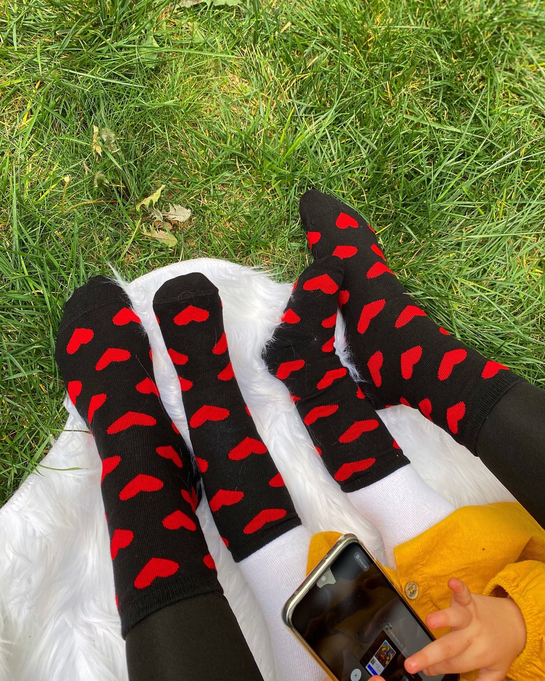 MAMA BABY FAMILY SOCKS, Mother Daughter Socks, Dad Children Partner ...