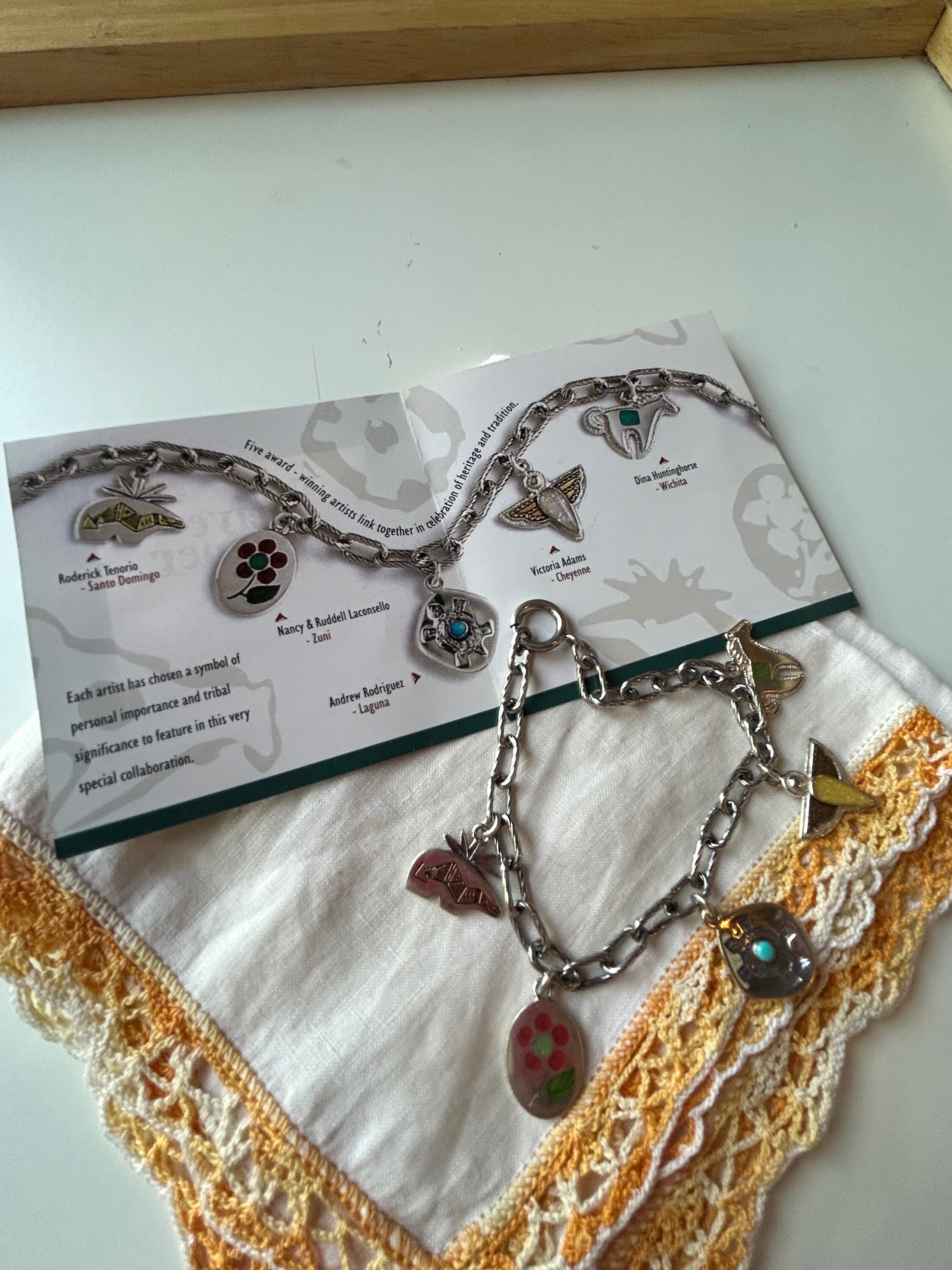 Carolyn Pollack Relios Vintage Native Desinger Collabortive Charm ...