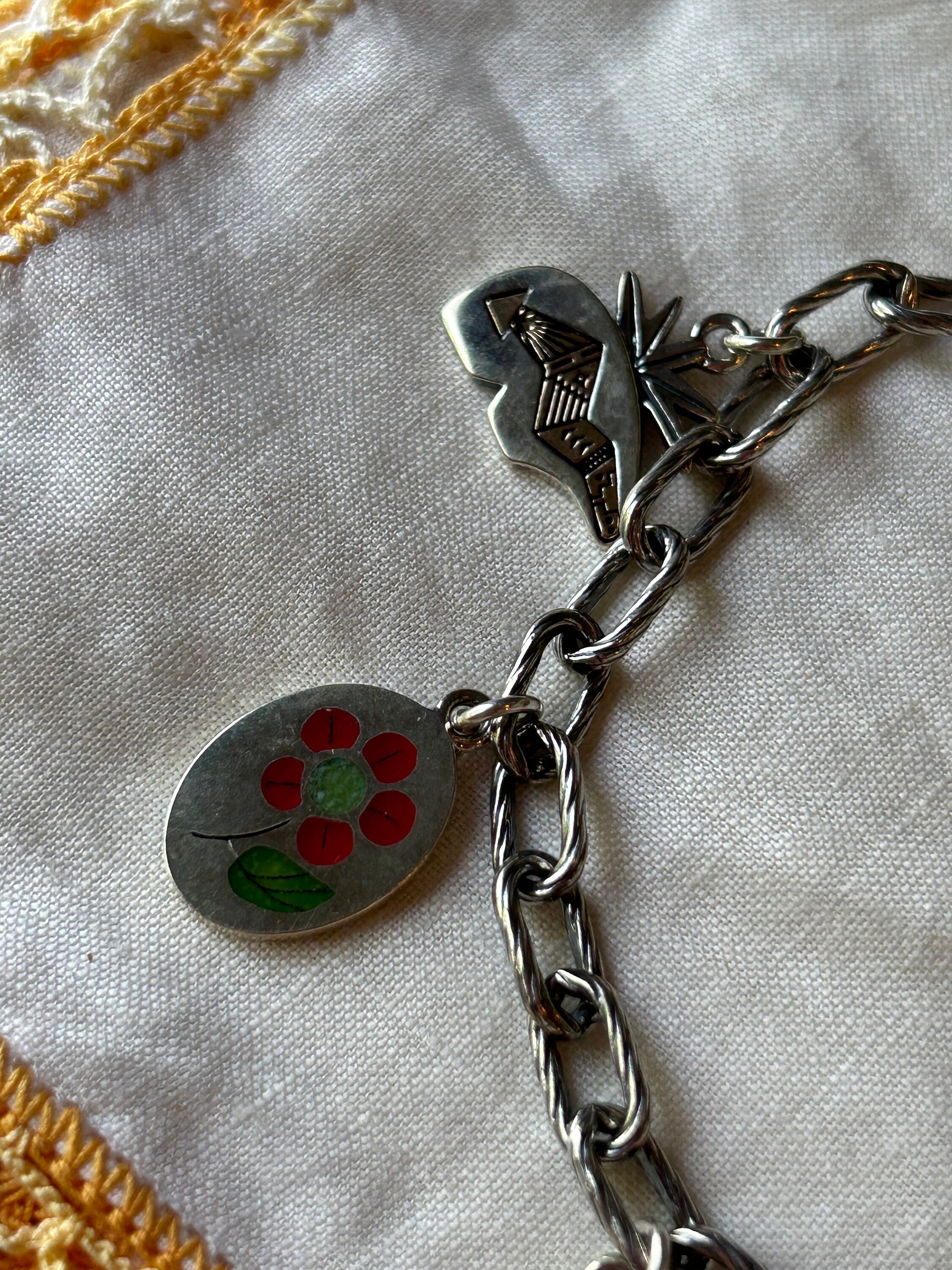 Carolyn Pollack Relios Vintage Native Desinger Collabortive Charm ...