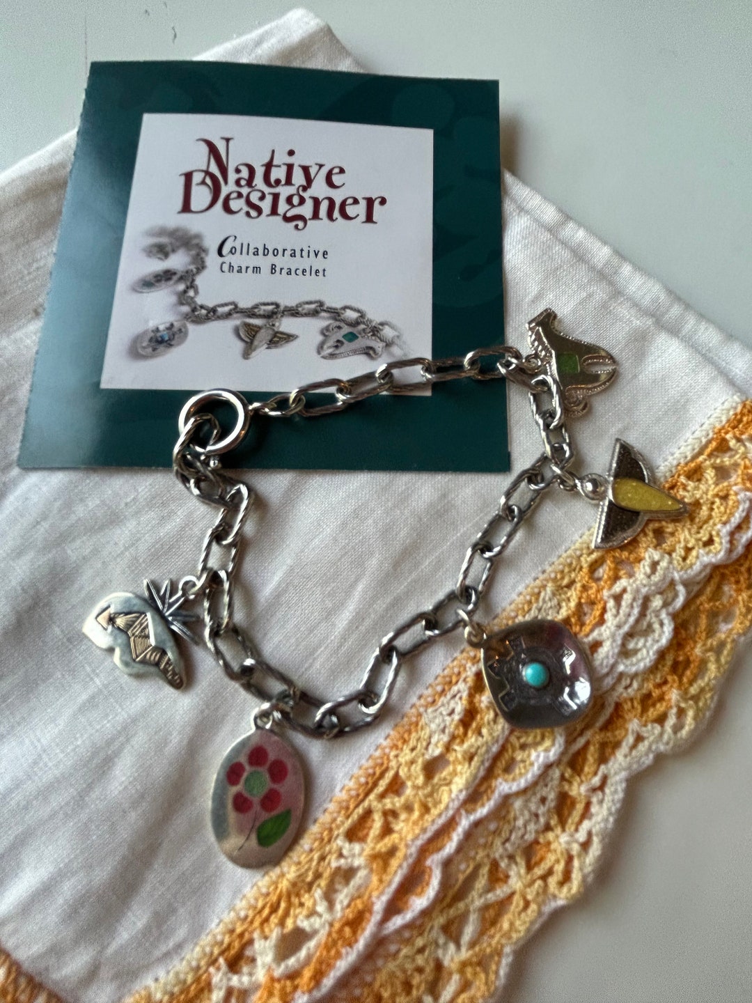 Carolyn Pollack Relios Vintage Native Desinger Collabortive Charm ...