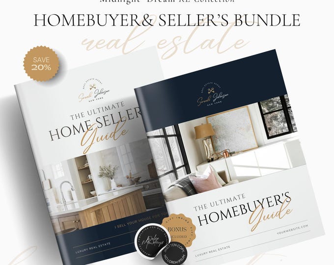Luxury Real Estate Guide Bundle: Home Buyer & Seller Presentation ...