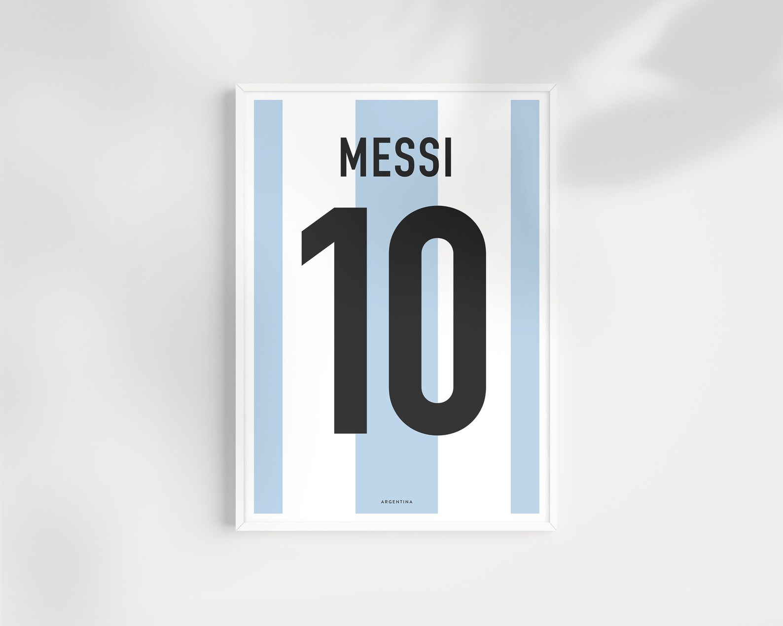 Messi Football ICON Print Argentina Unframed - Etsy