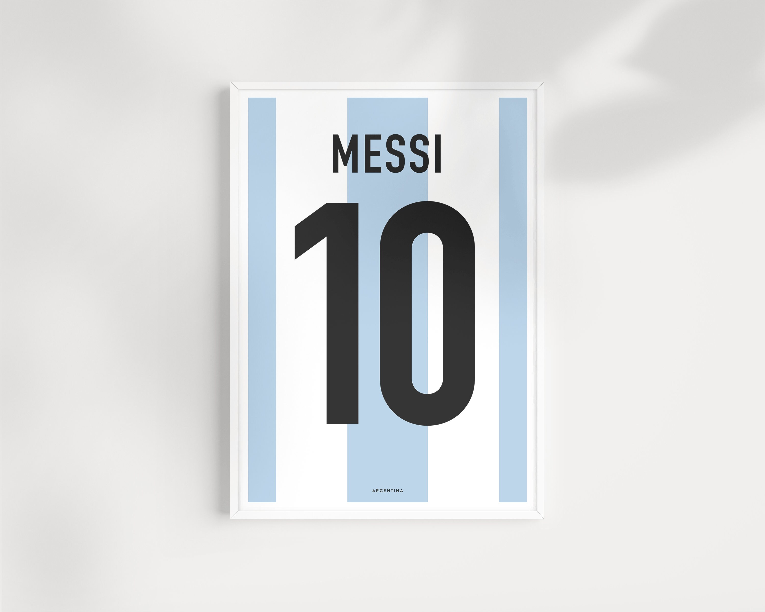 Messi Football ICON Print Argentina Unframed - Etsy