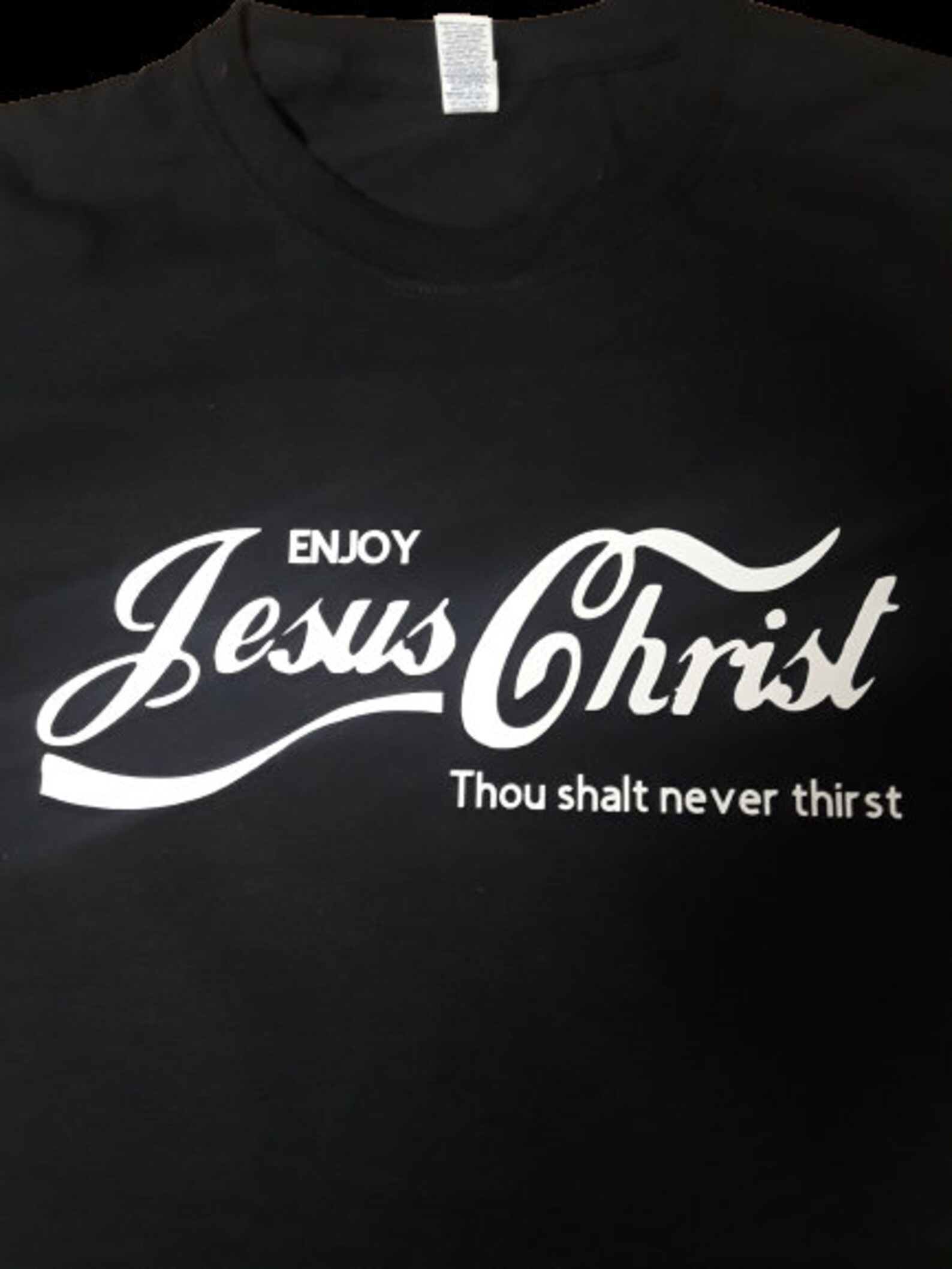 Jesus Christ in Coca Cola Font HTV - Iron On - Etsy