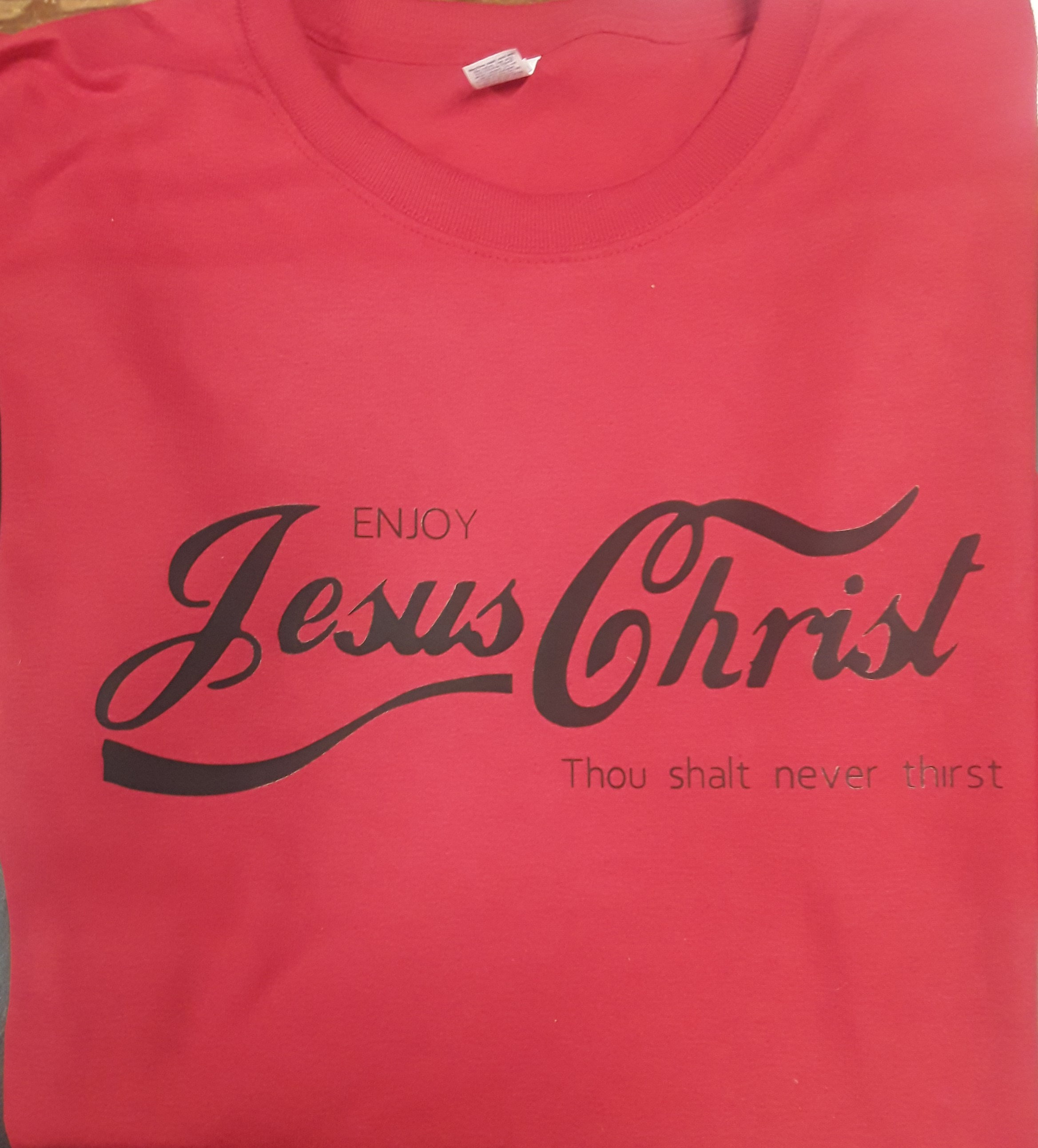Jesus Christ in Coca Cola Font HTV - Iron On - Etsy