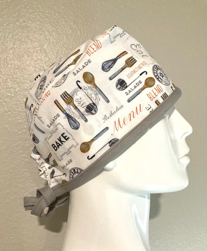 Baking Hair Covering Bakery Chef Hat Kitchen Scrub Cap - Etsy