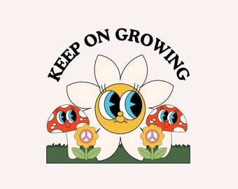 Keep on Growing Png - Etsy