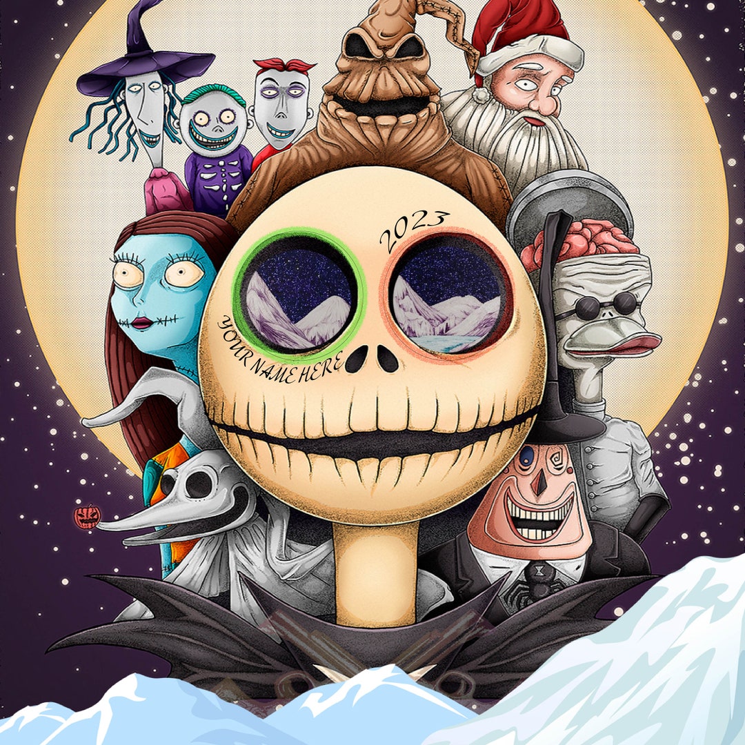 Poster Nightmare Before Christmas - Etsy
