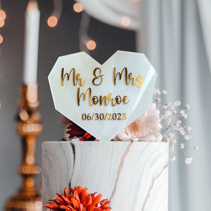 Elegant Cake Toppers - Etsy