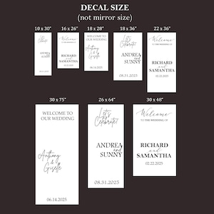 Wedding Hello Gorgeous Welcome Sign Decal, Custom Celebrate Date ...