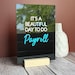 Personalized Payroll Sign: Acrylic Desk Decor, Corporate Gift - Etsy
