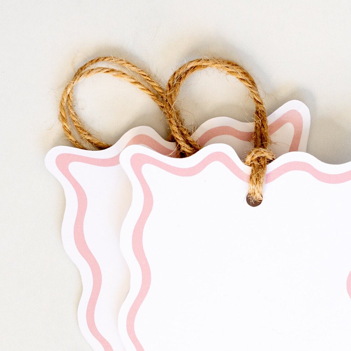 Gift Tags Ballet Pink Gift Tag Wavy Edge Tag Favor Tag Pink Baby Shower ...