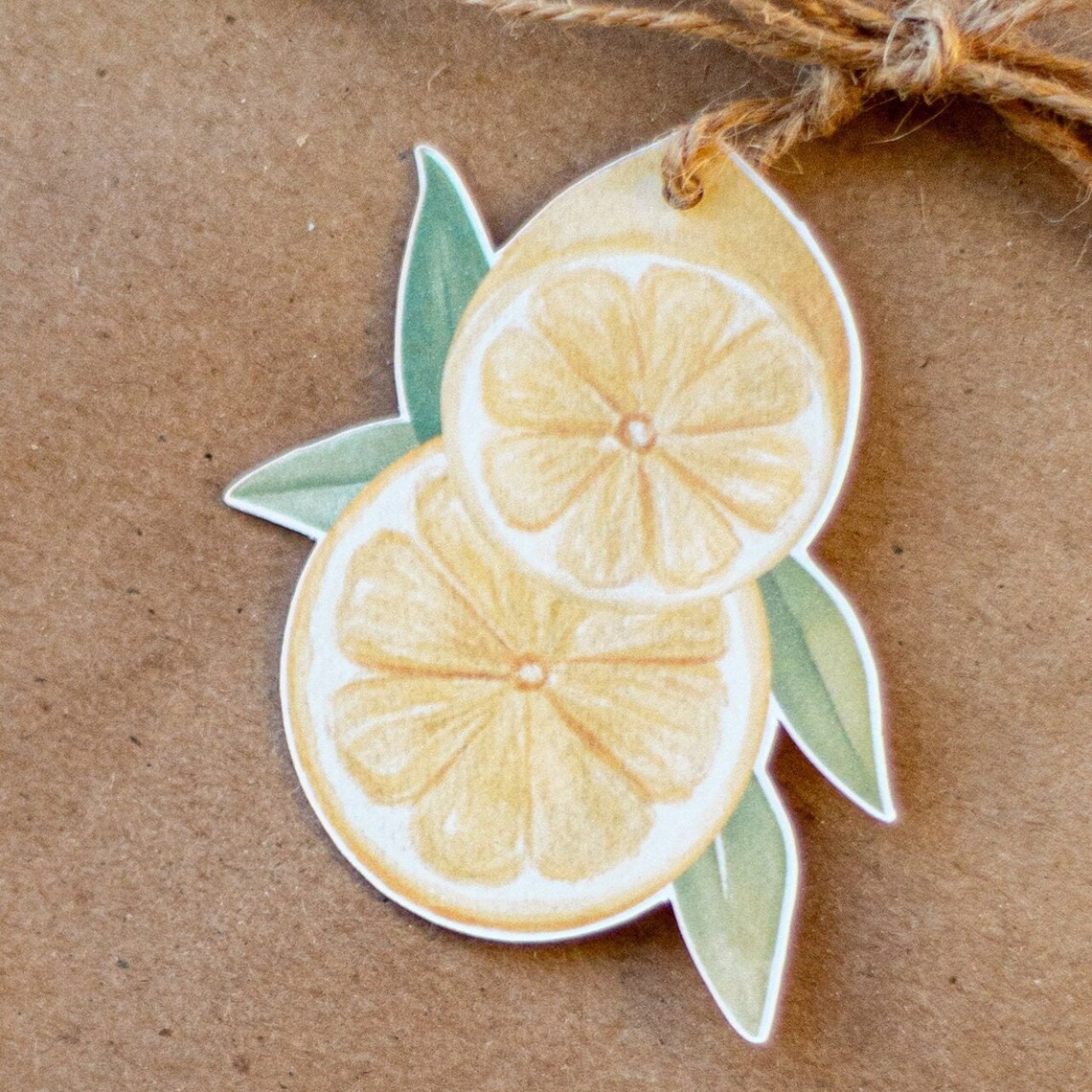 Lemon Favor Tag Limoncello Gift Tag Lemon Party Favor Tag Citrus Gift ...
