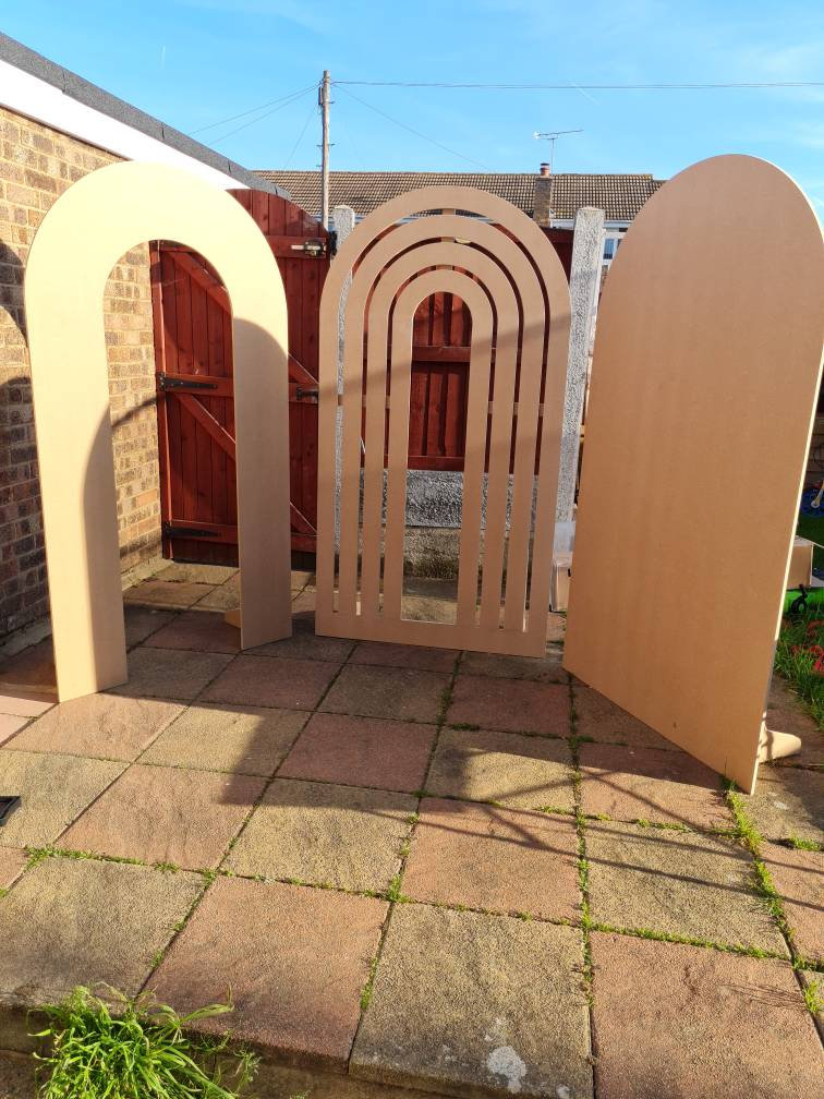 Set of 3 Rainbow/arch /sailboard Foldable - Non Foldable MDF - Etsy UK