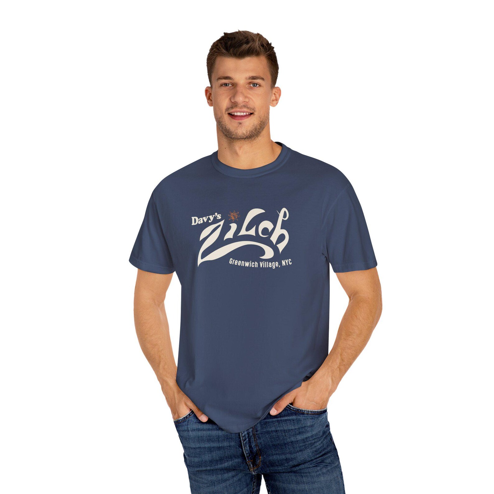 Davy Jones' Zilch Tshirt/davy Jones' Zilch Store Nyc/distressed Comfort ...