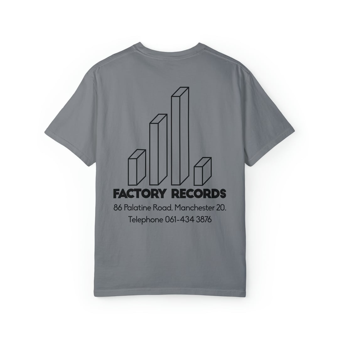 Factory Records Tshirt/factory Records/record Label Tshirt/music Tshirt ...