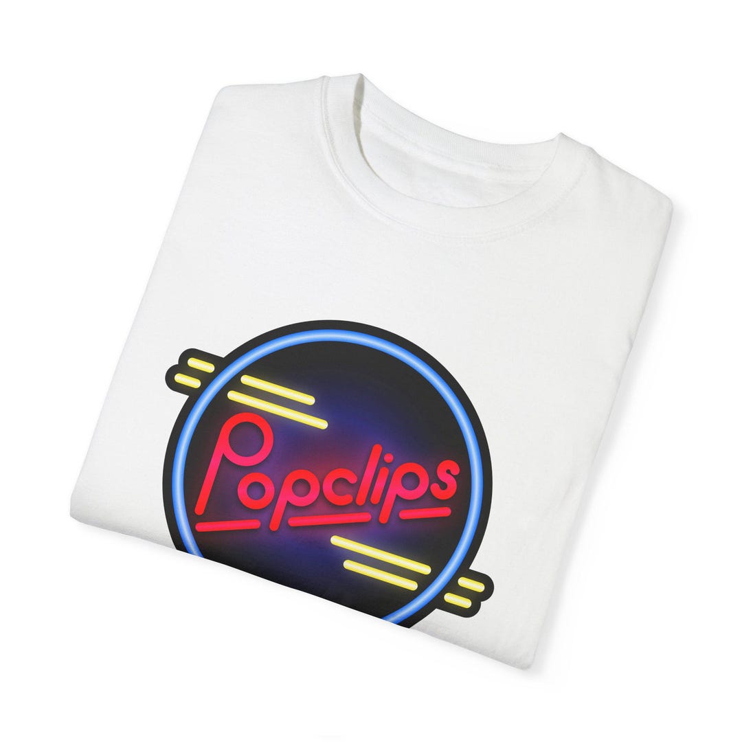 Popclips/popclips TV Show/music Television/music Tshirt/1980s TV Show/rock &roll Tshirt/retro TV ...