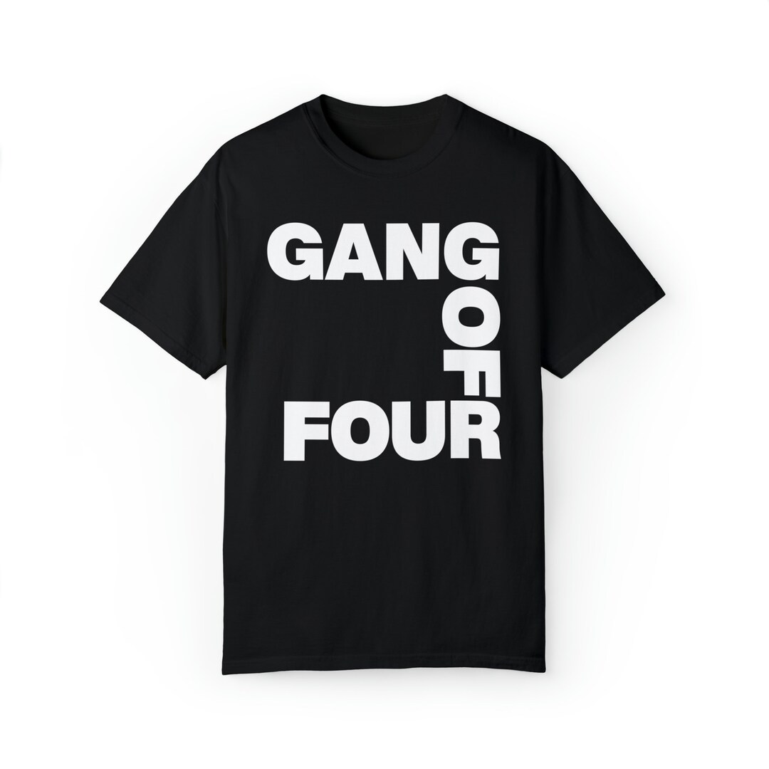 Gang of Four/gof/gang of Four Tshirt/post Punk/punk Rock/band Tshirt ...