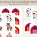 Farm Themed Memory Game, Animal Matching, Shape Matching, Color ...