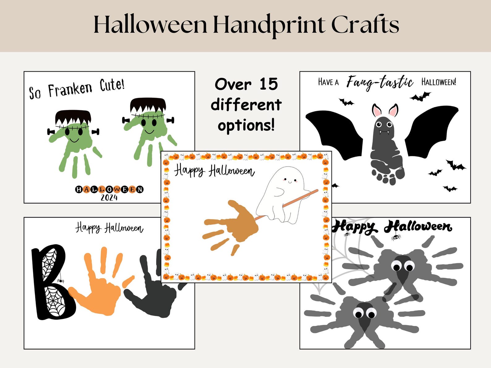 Halloween Handprint Craft, Halloween Footprint Craft, Handprint Art ...