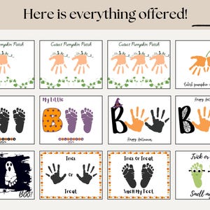 Halloween Handprint Craft, Halloween Footprint Craft, Handprint Art ...
