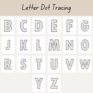 Alphabet Coloring Pages, Alphabet Do-a-dot Activity, Alphabet Dot ...