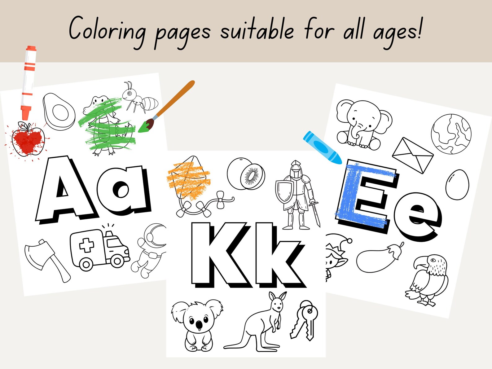 Alphabet Coloring Pages, Alphabet Do-a-dot Activity, Alphabet Dot ...