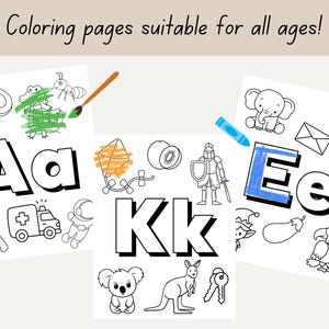 Alphabet Coloring Pages, Alphabet Do-a-dot Activity, Alphabet Dot ...