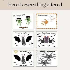 Halloween Handprint Craft, Halloween Footprint Craft, Handprint Art ...