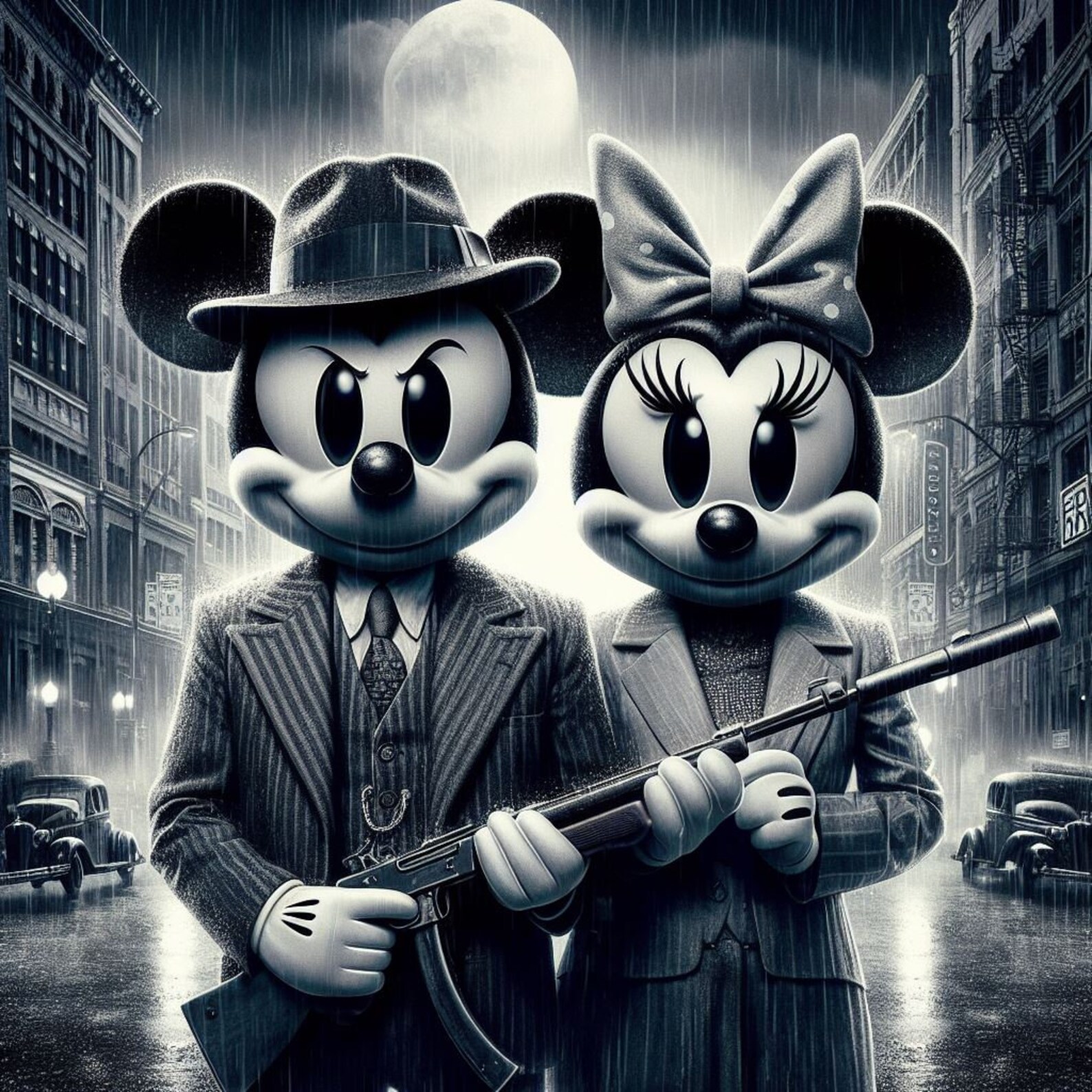 Evil Mickey Mouse Wall Art, Mickey Mouse Horror, Steamboat Mickey Mouse ...