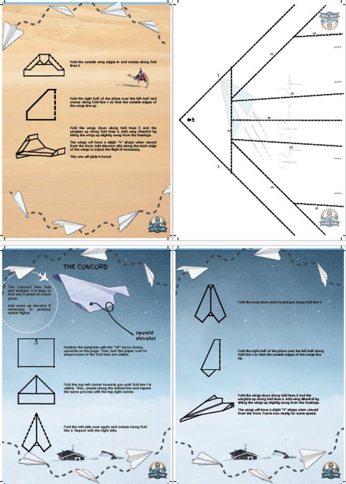 Premium DIY Paper Plane Kit: the Jet - Speed & Agility - Etsy