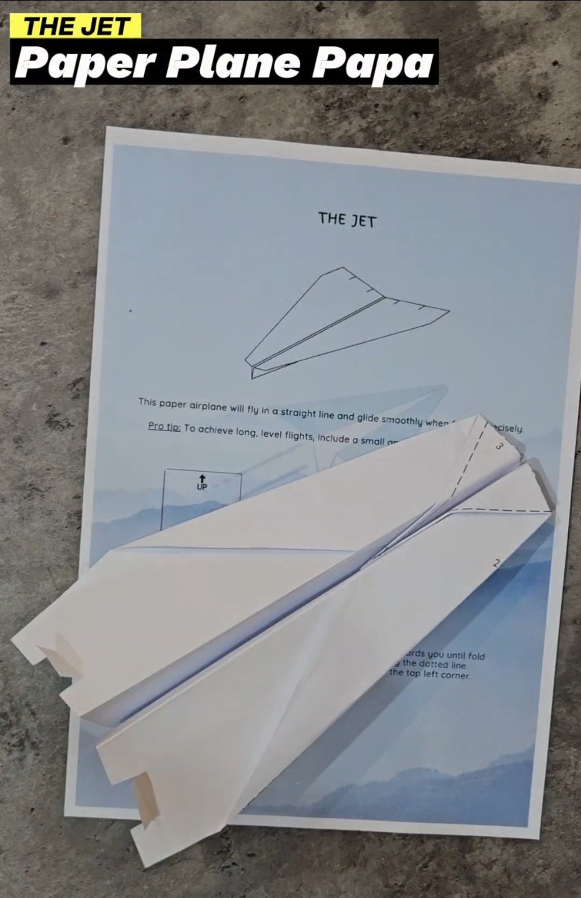 Premium DIY Paper Plane Kit: the Jet - Speed & Agility - Etsy