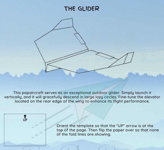 Premium DIY Paper Plane Kit: the Glider Effortless & Graceful - Etsy