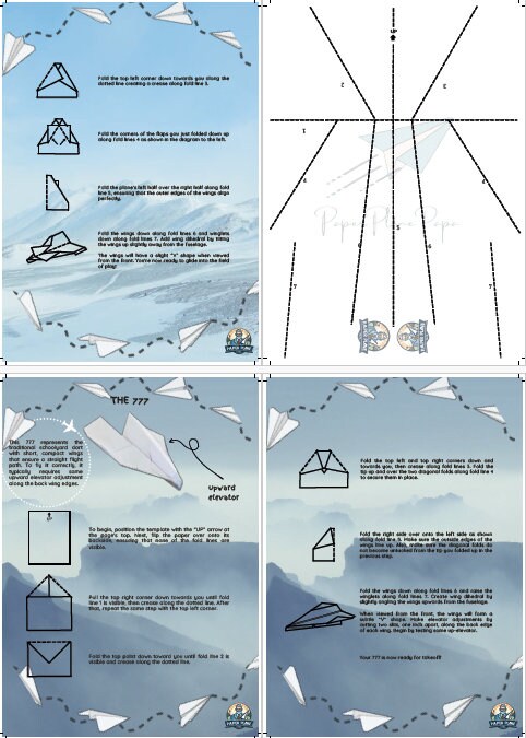 Premium DIY Paper Plane Kit: the Jet - Speed & Agility - Etsy