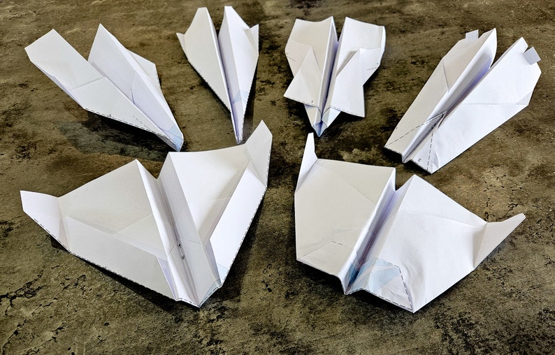 Premium DIY Paper Plane Kit: the Jet - Speed & Agility - Etsy